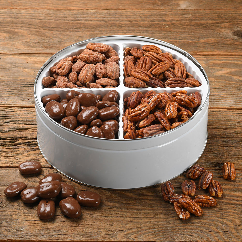 Premium Gift Tins: Pecan & Mixed Nuts Assortments - Greene's Fine Foods