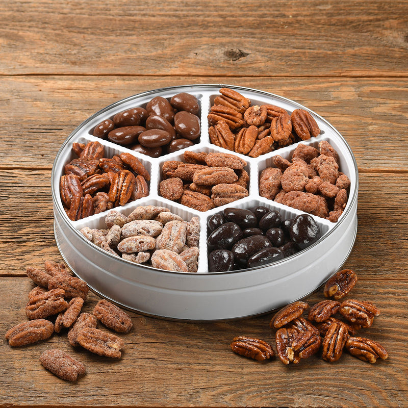 Premium Gift Tins: Pecan & Mixed Nuts Assortments - Greene's Fine Foods
